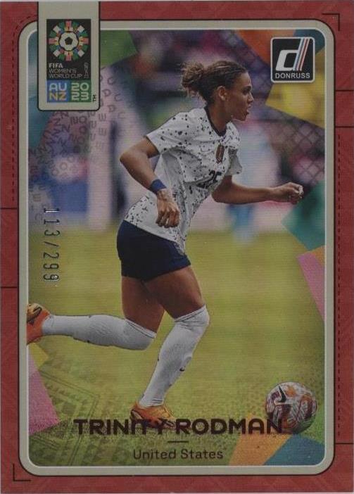 2023 Panini Donruss FIFA Women's World Cup - Red #218 Trinity Rodman ...