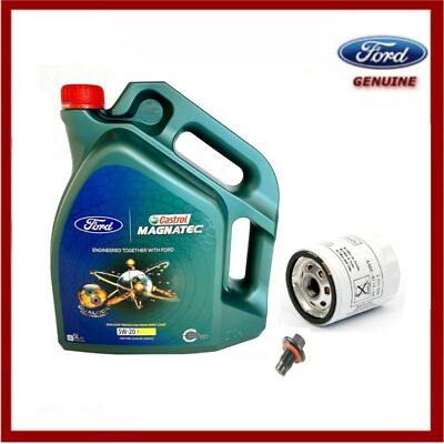 Genuine Ford Focus Ecoboost 1.0L 2014 Oil, Filter & Sump Plug Service ...