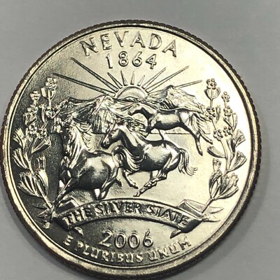 2006 D - Nevada Statehood Quarter Dollar Coin | eBay