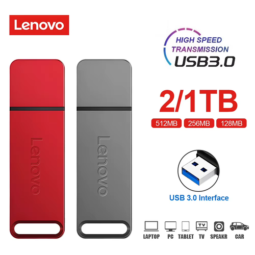Lenovo USB 3.0 Flash Drive High Speed Storage 1TB 2TB Disk Memory Pen ...