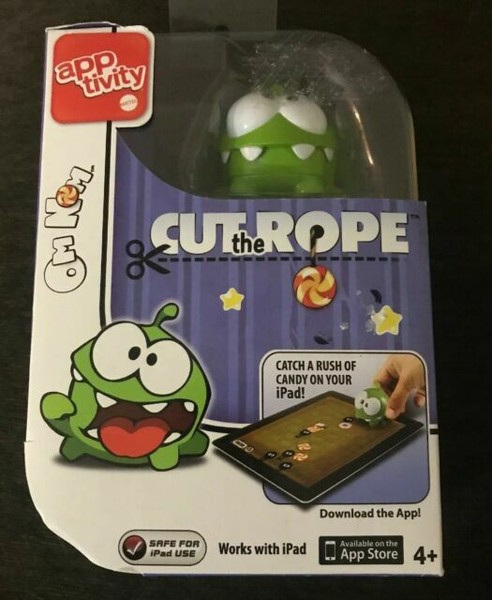 Mattel Y 2827 Apptivity OM Nom Cut The Rope Game Work for Apple iPad ...