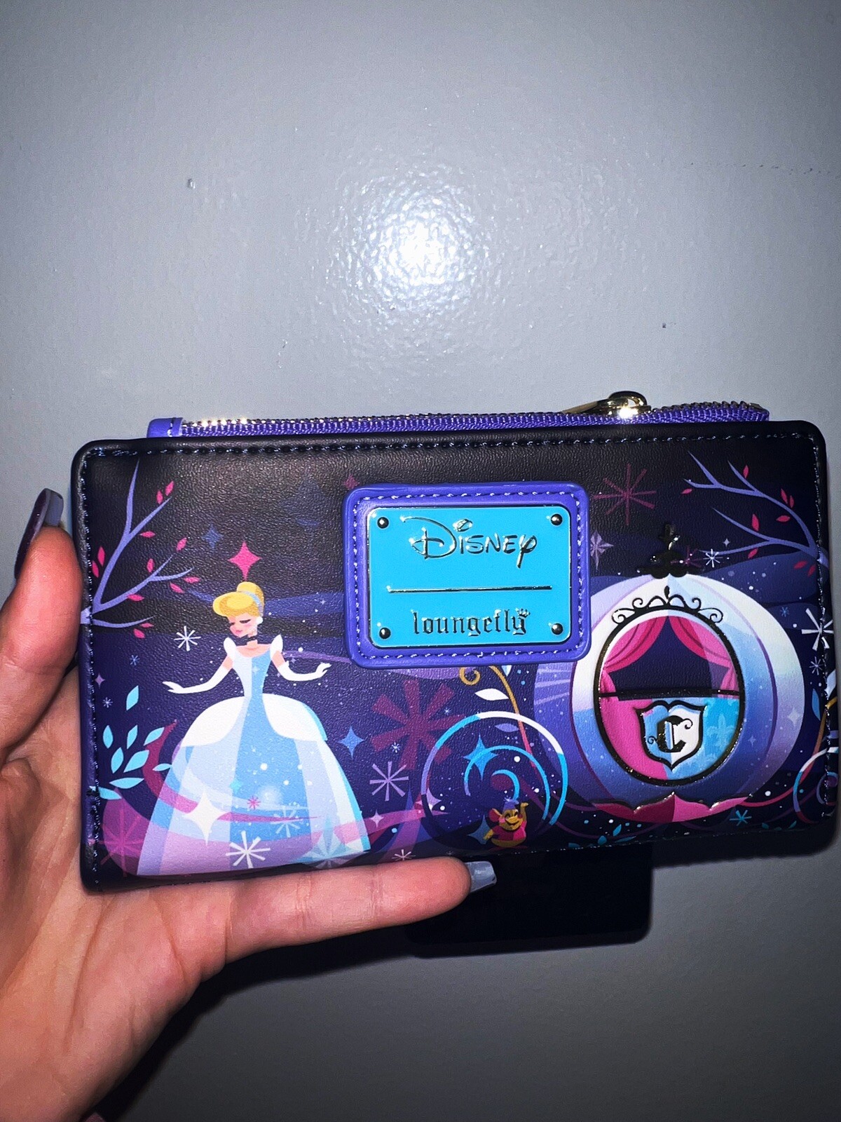 Loungefly DISNEY Cinderella Castle Series Flap Wallet; Princess New! | eBay
