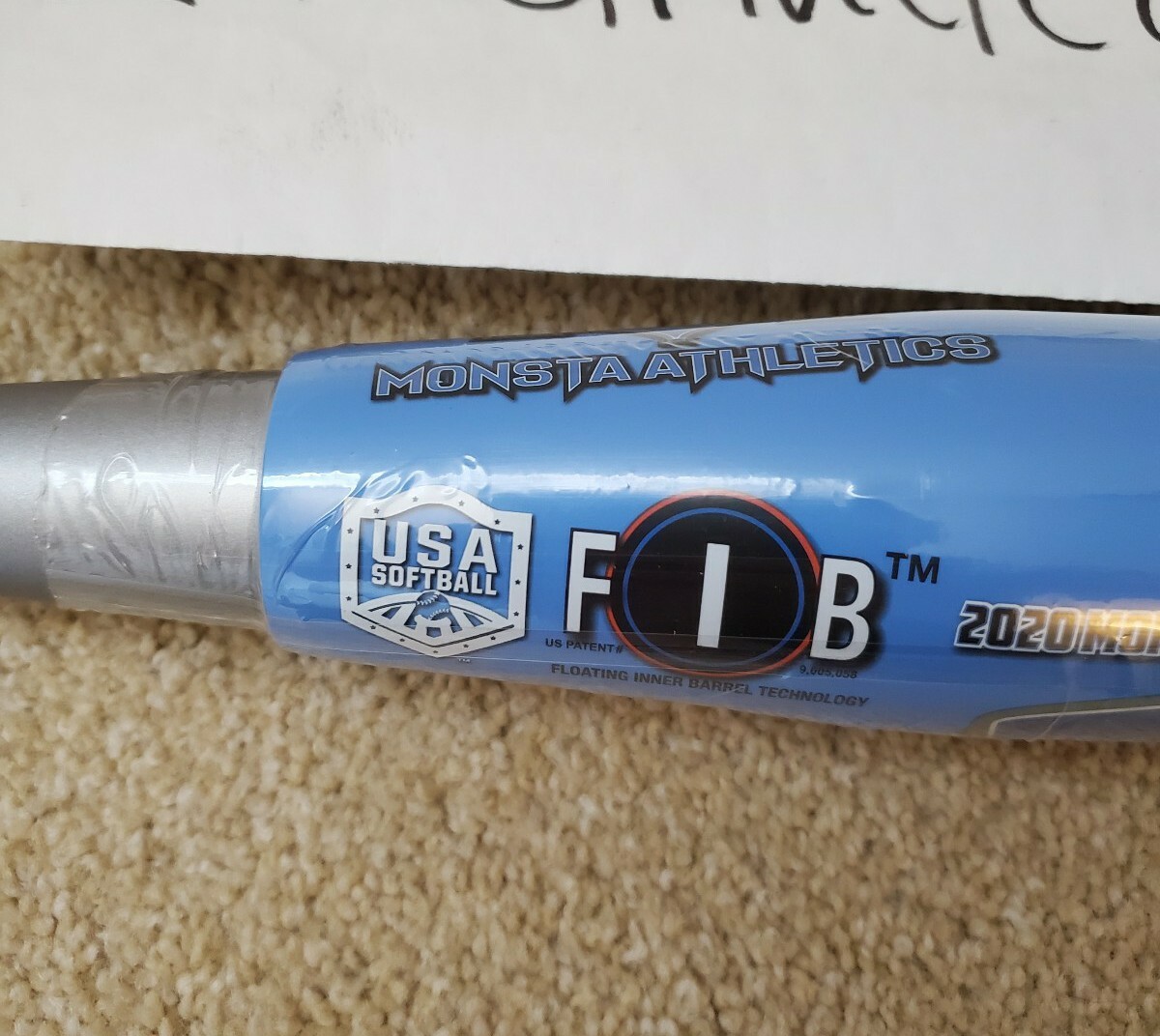 NEW 2020 Monsta Hype End Loaded 3900 Handle 24oz. ASA/USA Slowpitch ...