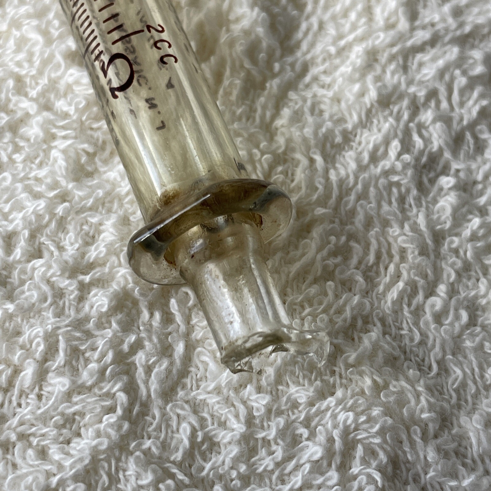 Vintage Omega glass medical veterinary syringe Passaic NJ (p) | eBay