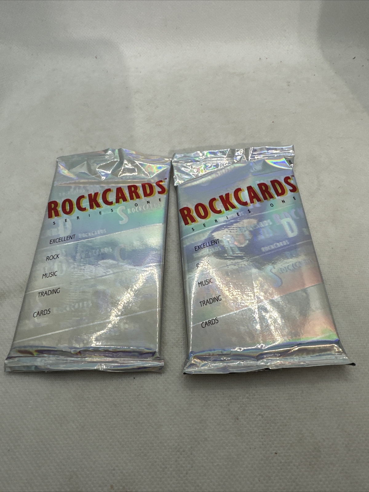 NEW Lot of 2 Vintage 1991 Rock Cards Series One Music Trading Card Pack ...