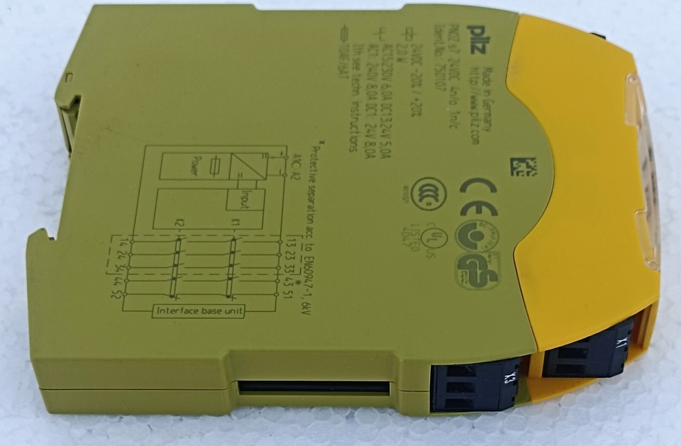 PILZ 750107 SAFETY RELAY PNOZ S7 24VDC 1n/c | eBay
