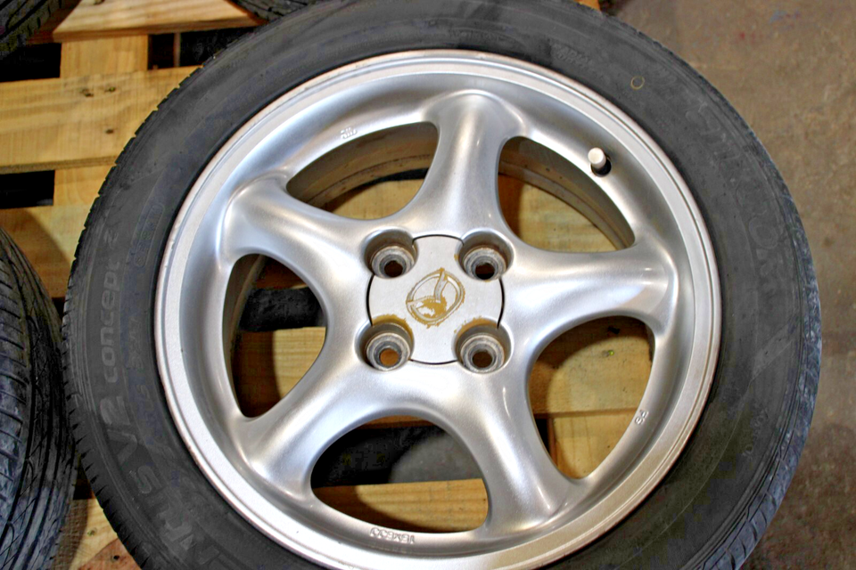 200O-2005 OEM ENKEI Miata 15" Inch 4x100 Alloy Wheel Rims (TIRES NOT ...