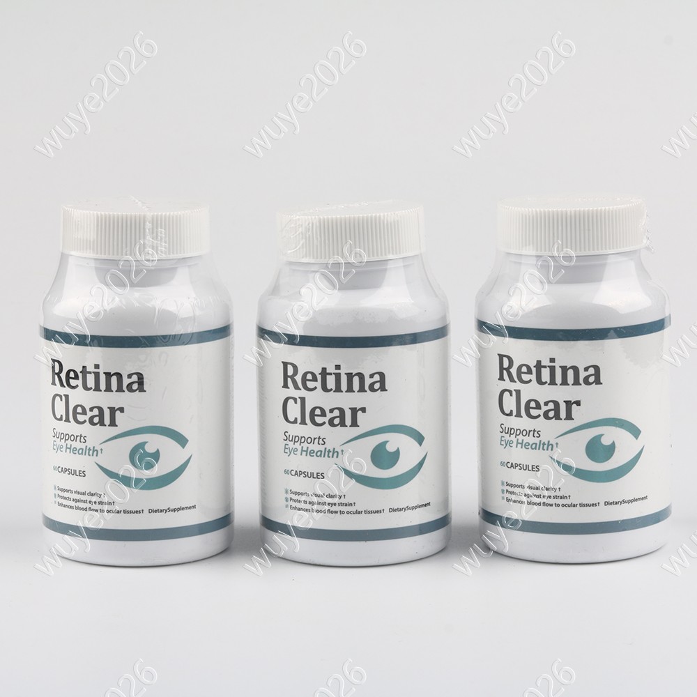 (1-3 Pack) Retina Clear Capsules, RetinaClear Eye Health Support 60 ...