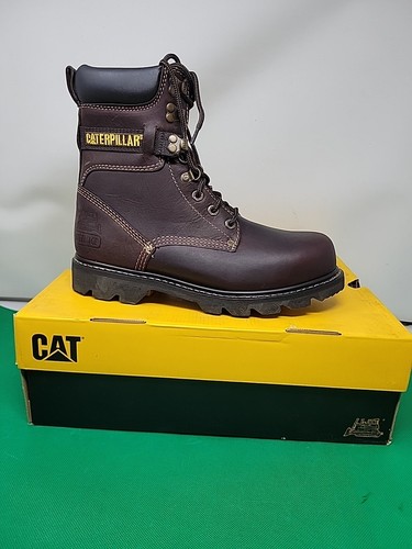 Caterpillar Indiana Fx St Brown 8 CAT Waterprof Steel Toe Boots Mens Sz ...