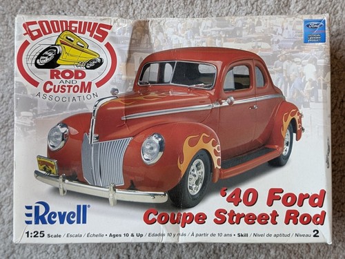 Unassembled Revell 1:25 Goodguys '40 Ford Coupe Street Rod Model Kit | eBay
