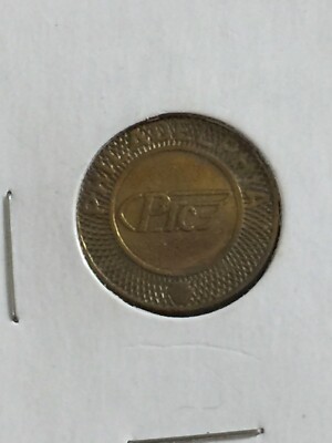 PTC Philadelphia Transit Company Token Coin Good For One Cash Fare | eBay
