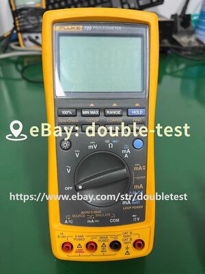 Fluke 789 ProcessMeter Digital Multimeter Calibrator W Test Leads #dou ...