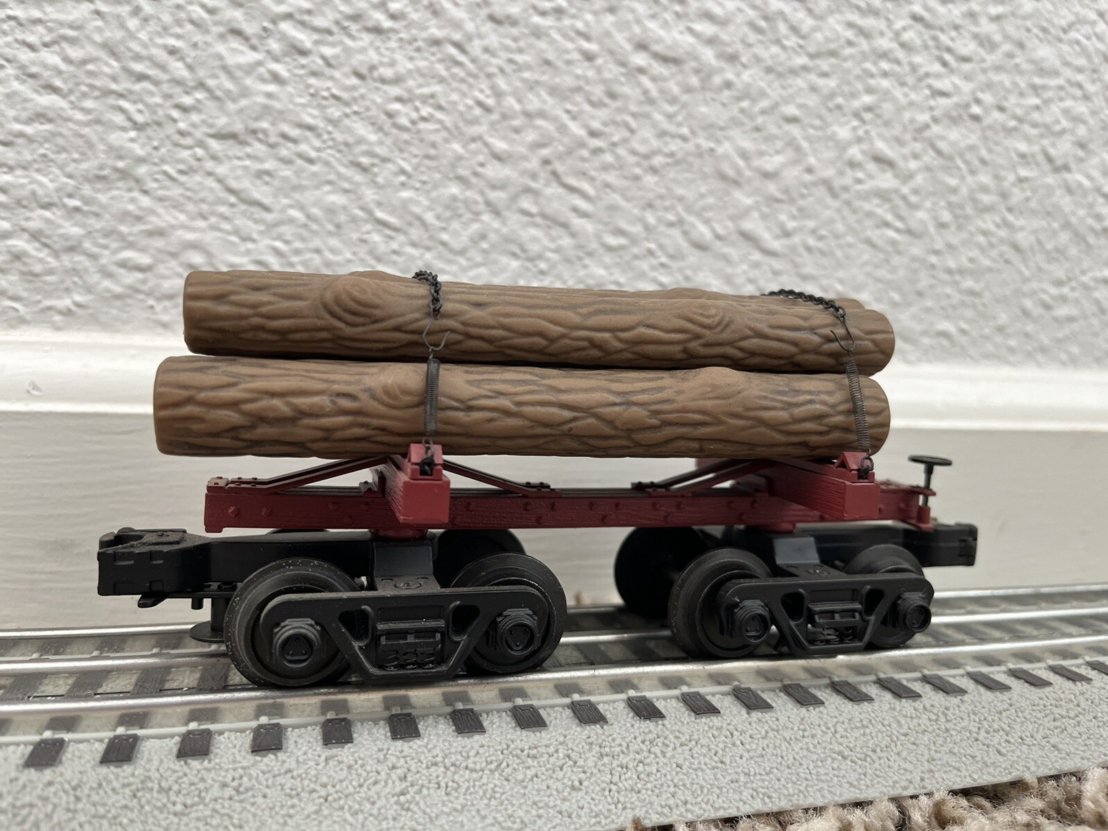O scale Log Logging Skeleton Spine Flat Car with Logs | eBay