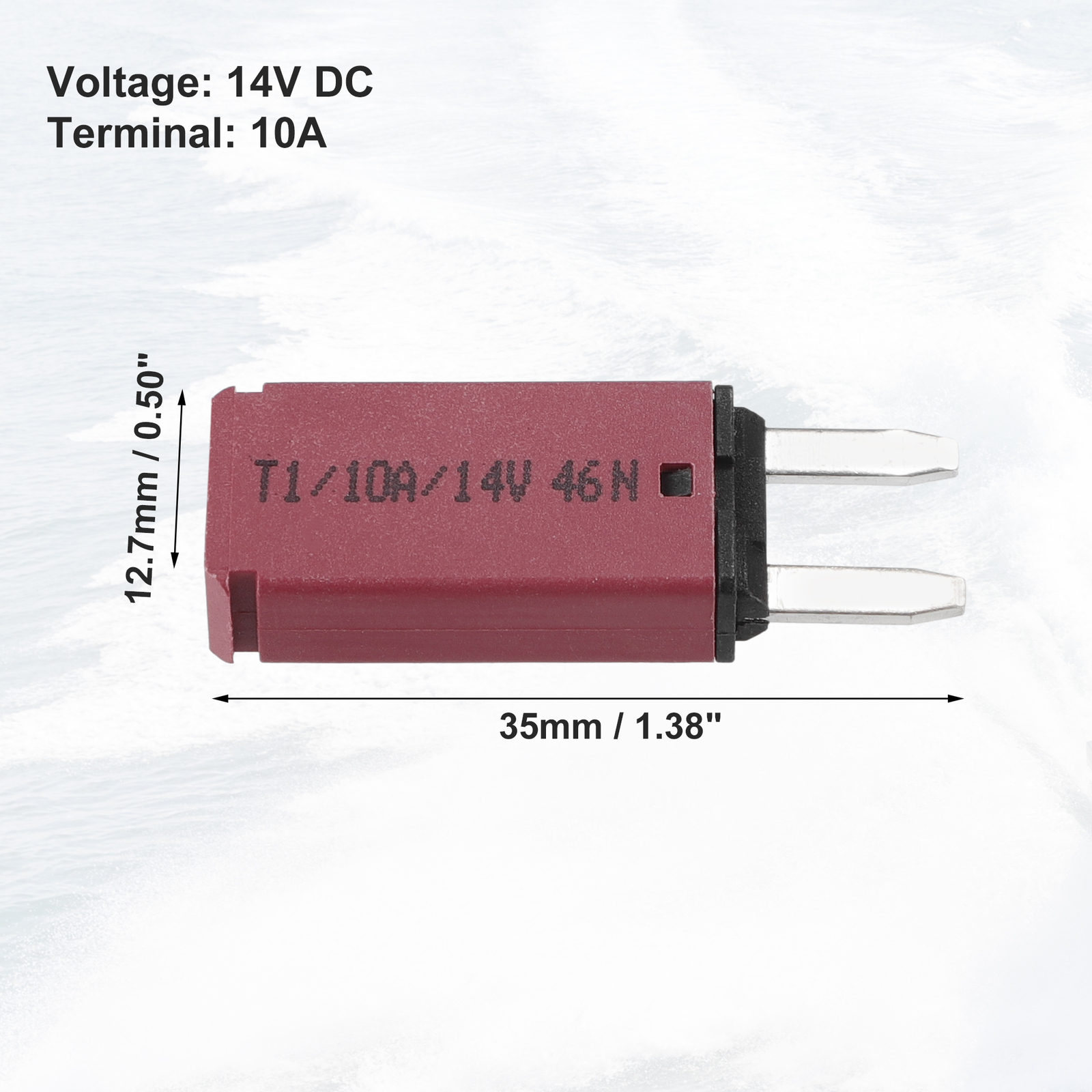 2 Pcs Circuit Breaker Fuse E71 10A Automatic Resettable Fuse Breaker ...