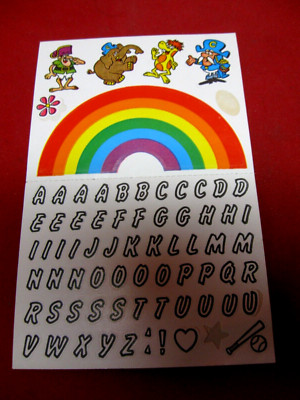 VINTAGE CAPTAIN CRUNCH RAINBOW FUN STICKER KIT | eBay
