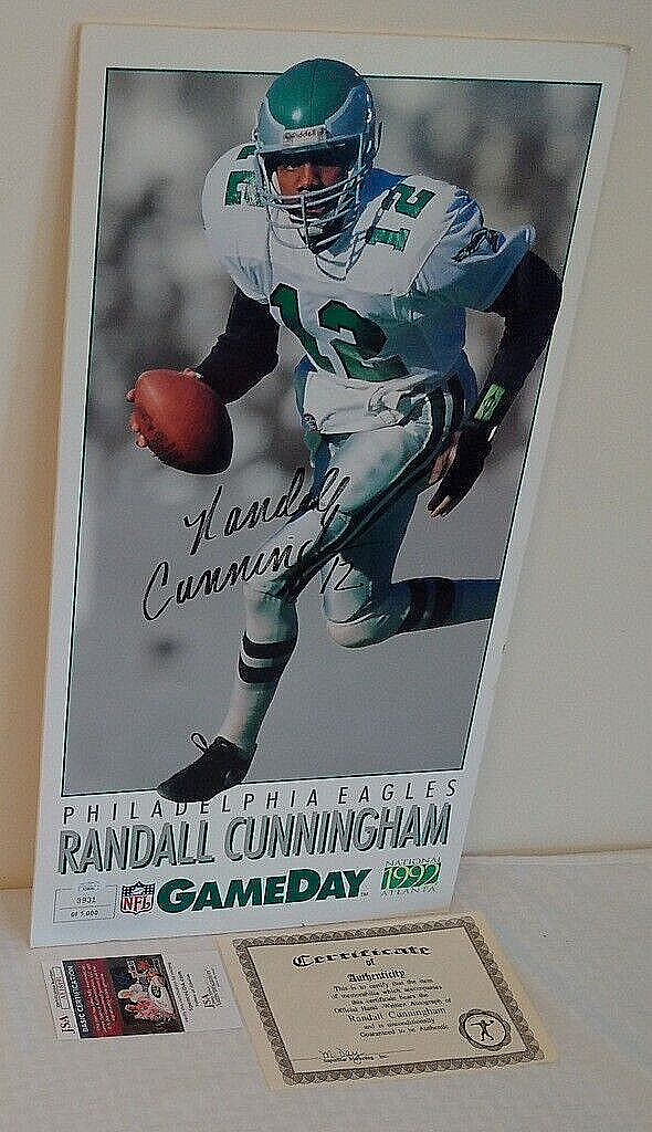 Randall Cunningham Autographed Memorabilia | Signed Photo, Jersey ...