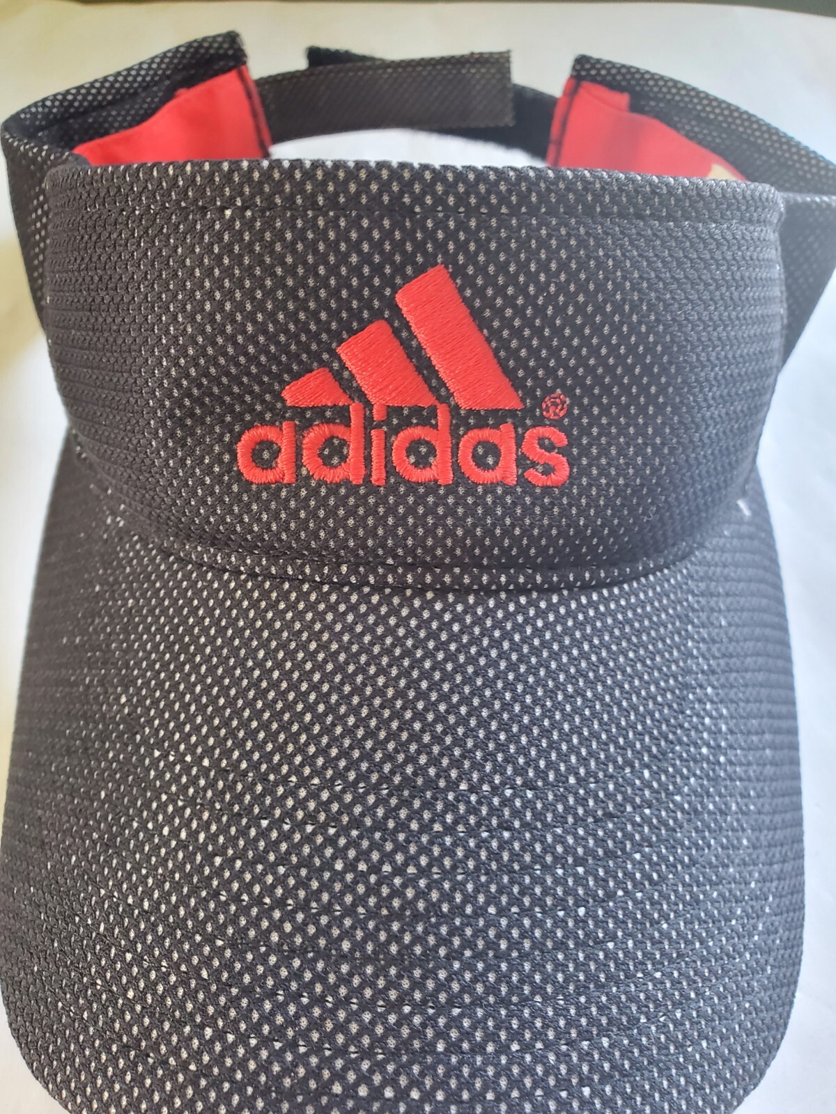 Adidas Visor Climalite Red Letters & Logo Adjustable … - Gem