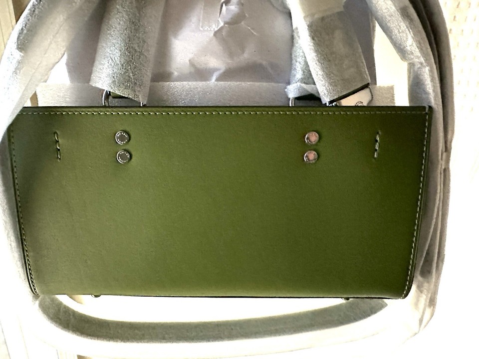 NWT COACH ROGUE 26 DARK LIME SATCHEL TOP HANDLE CROSSBODY BAG CU047 | eBay