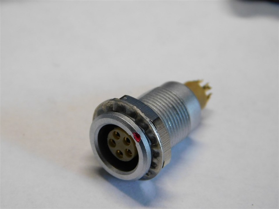 LEMO FGG.0B.305.CLAD52Z 5pos Male Push-Pull Connector W/ Smiths LEMO ...