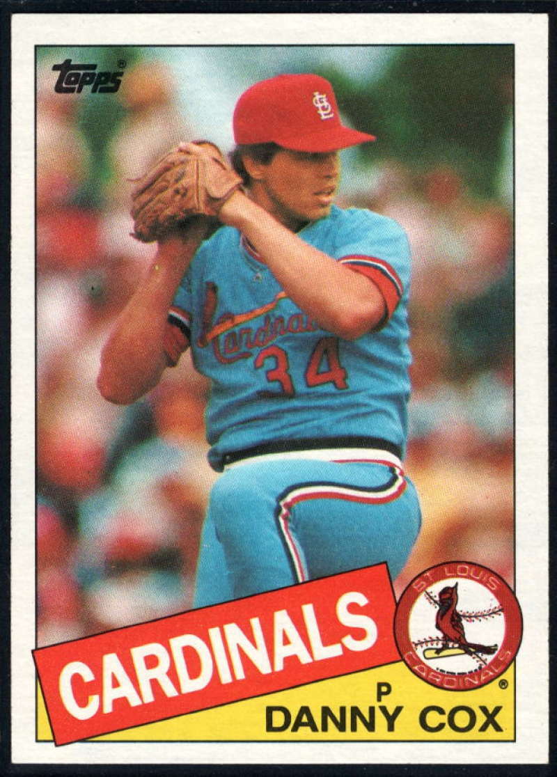 1985 Topps #499 Danny Cox Cardinals | eBay