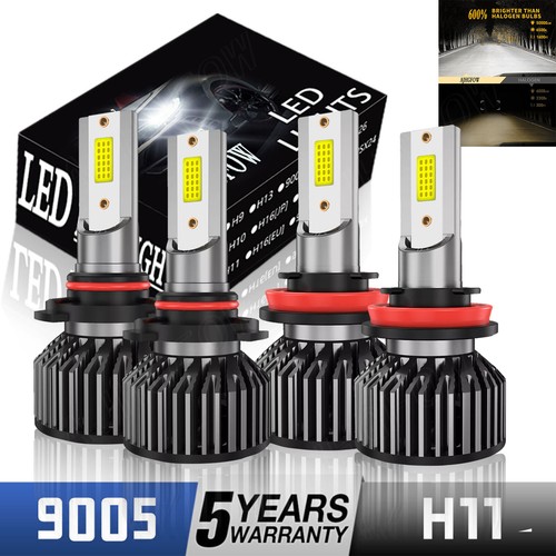 For Peterbilt 567 Base Tractor Truck 2019-2023 4x LED Headlight Hi+Low ...