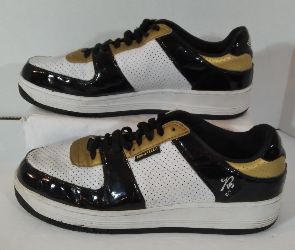 Pro Keds -Big Kids Roc-A-Fella Records / White/ Black/ Gold/Lo Cut ...