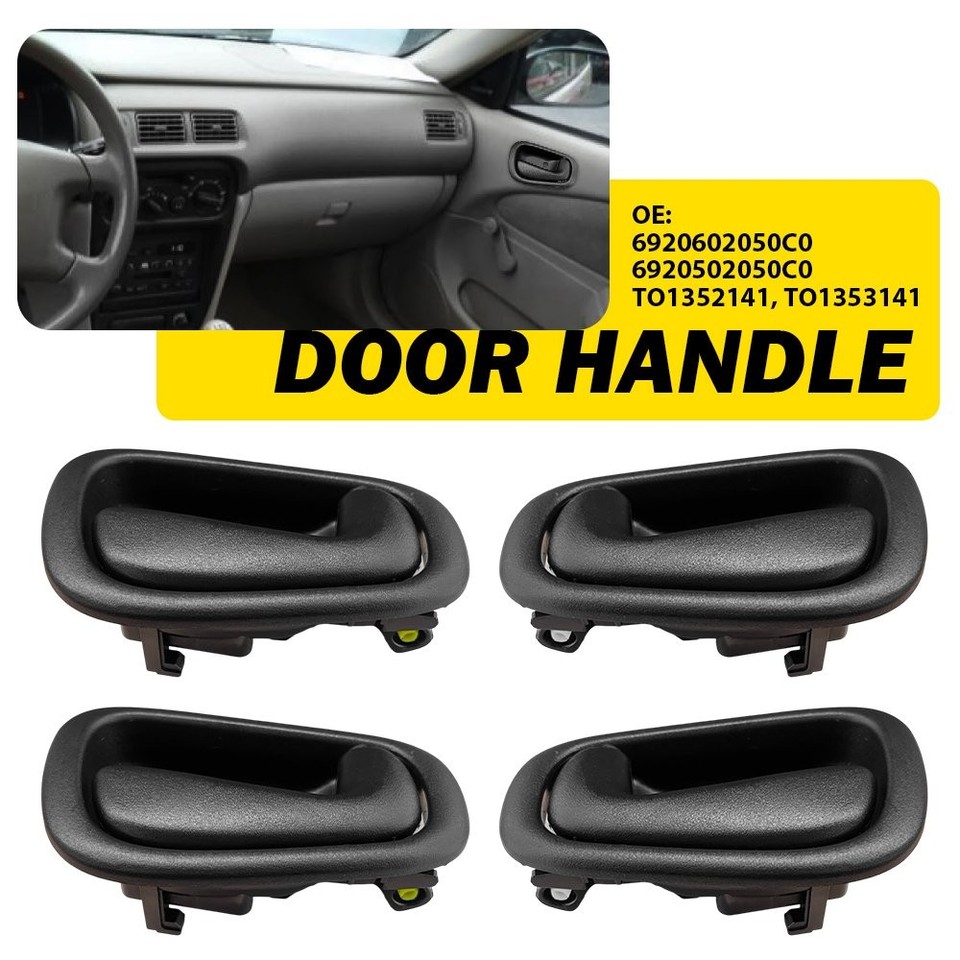 Interior Door Handle Driver&Passenger For 98-02 Toyota Corolla Chevy ...