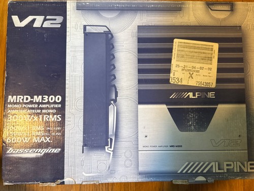 Alpine MRD-M300 1-Channel Car Amp 93276300554| eBay