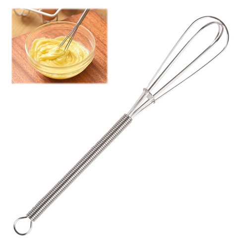 Kitchen Whisk 5/7 Inches Whisk Steel Mini Whisk Set for Whisking Mixing ...