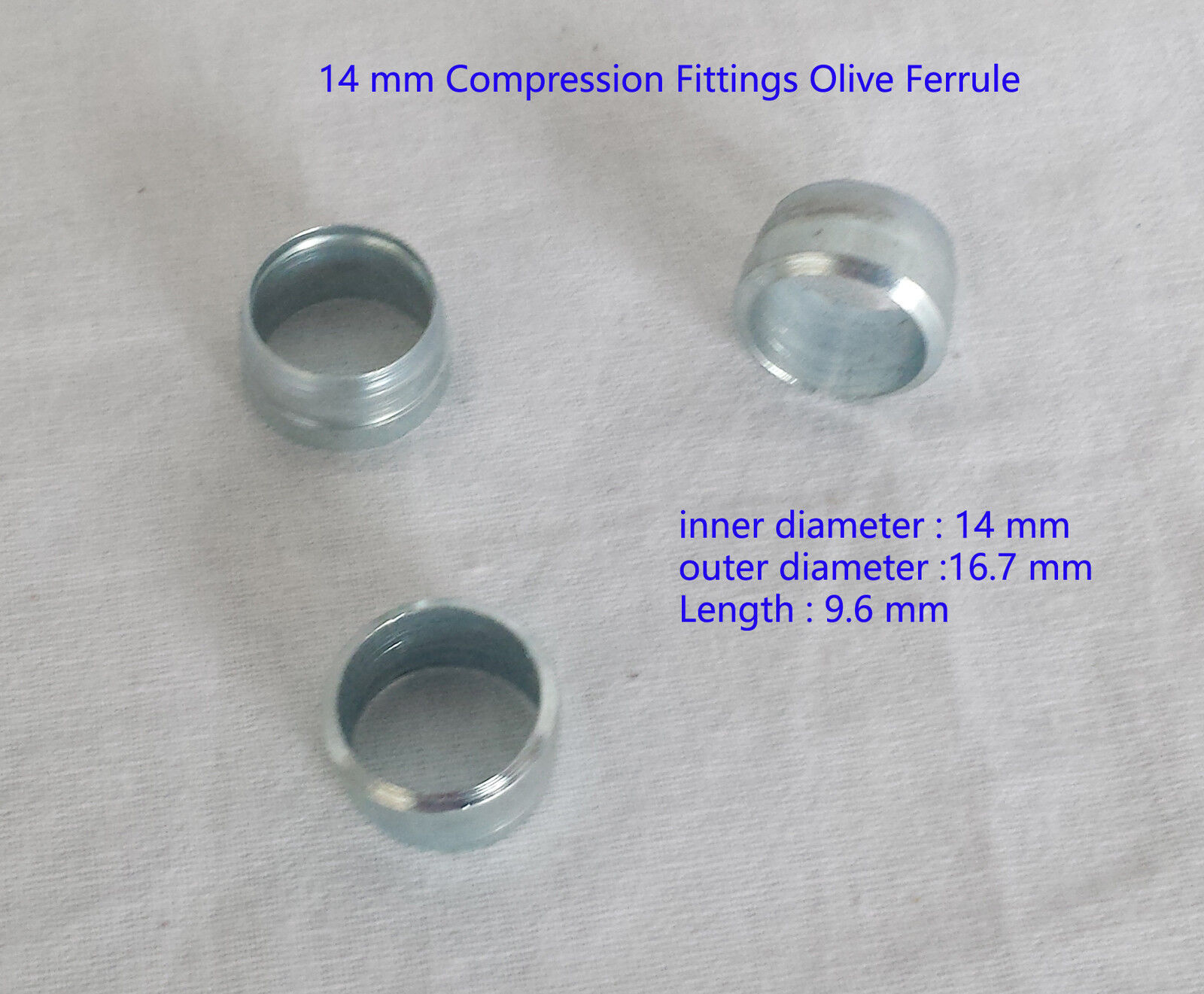 Steel Hydraulic Compression Light Series Cutting Ring Olive Ferrule 6mm ...