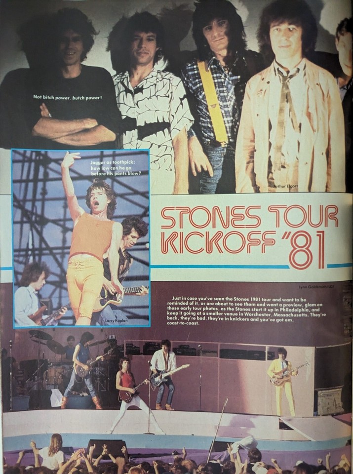 Creem Magazine December 1981 Kinks, Stones, Blondie, Rick James, John ...