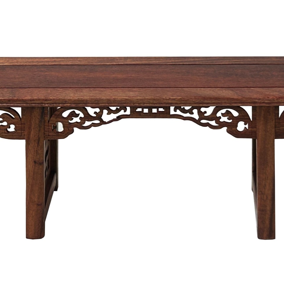 Chinese Rosewood Handmade Miniature Altar Table Display Decor Art ...