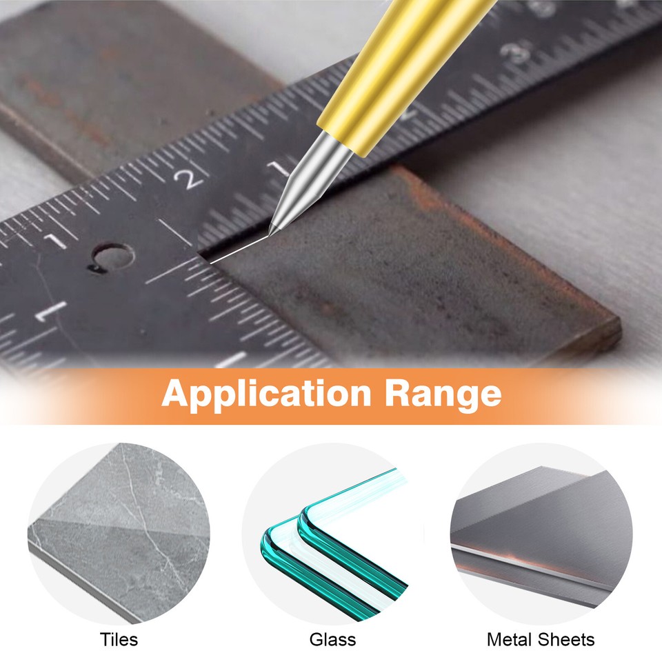 6pcs Tungsten Carbide Scribe Pen Engraving Marker Tool for Metal Glass ...