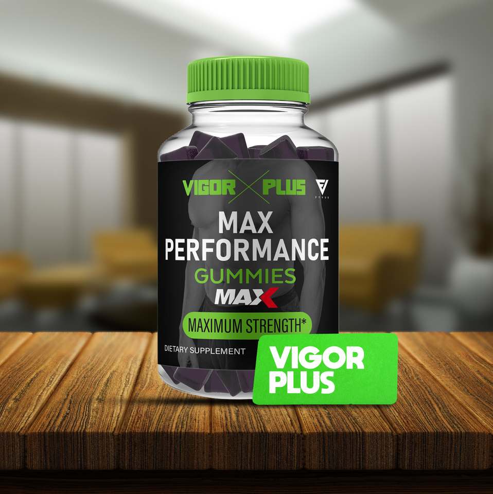 (2 Pack) Vigor Plus Max Gummies VigorPlus Max Performance (2 Month ...