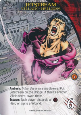JETSTREAM Upper Deck Marvel Legendary NEW MUTANTS VILLAIN HELLIONS | eBay