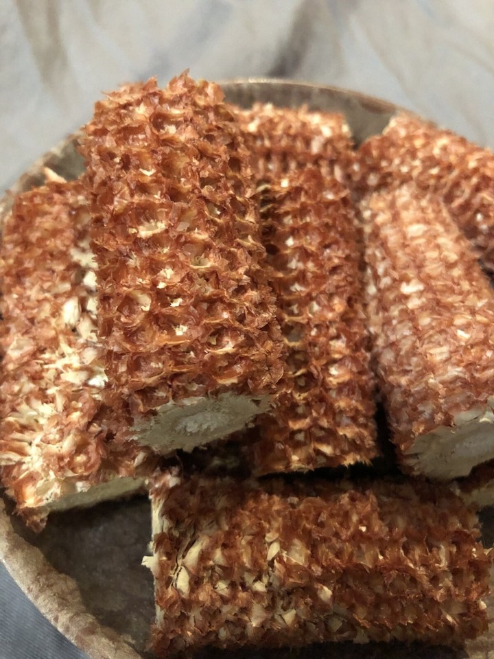 25 DRIED PRIMITIVE RUSTIC FIELD CORN COB CHUNKS FOR GARLANDS & BOWL ...