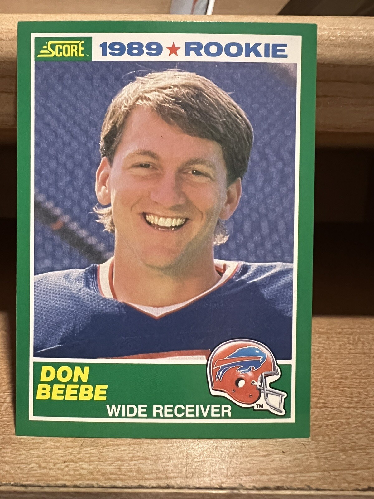 1989 Score Football NFL Don Beebe Rookie Buffalo Bills Card #265 | eBay