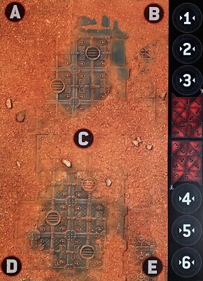 Warhammer 40k Double Sided Battle Mat with Tokens (I) | eBay