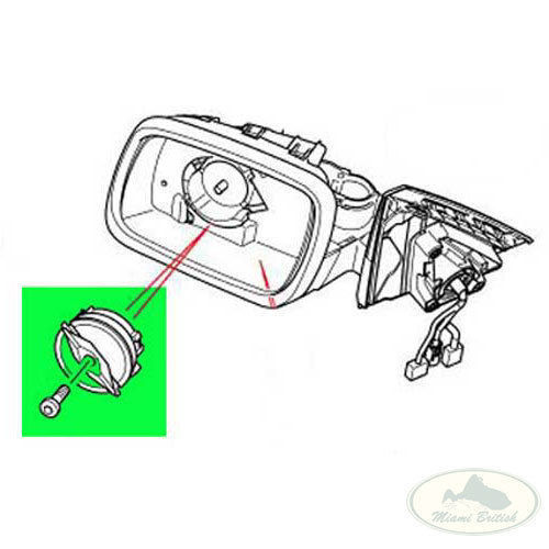 LAND ROVER MIRROR MOTOR WO/MEMORY LH RANGE SPORT LR2 LR4 EVOQUE ...
