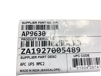 APC AP9630 UPS Network Management Card - New In The Box 731304267416| eBay