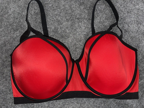 Ashley Stewart Bra Full Coverage Fun & Sexy RED 38DD | eBay