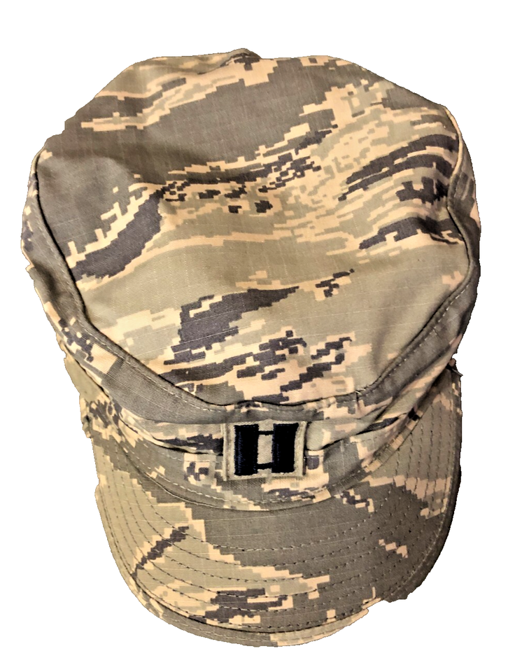 Military Cap Size 7 7/8 Airman Battle Uniform ABU Hot Weather Camo Hat ...
