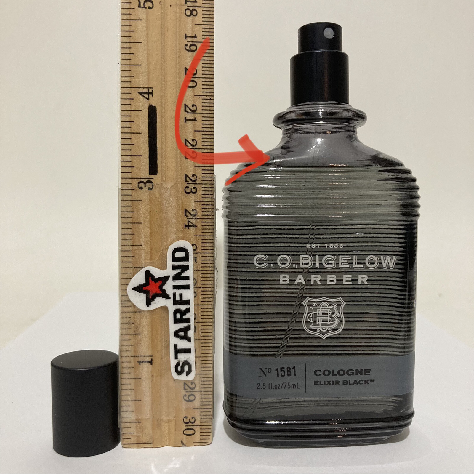 CO BIGELOW BARBER Elixir Black Cologne Men Spray No 1581 2.5 oz 75mL ...