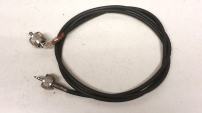 Nice 3+ Ft. Coax Jumper Cable / Old Vintage Ham Radio Tube Transmitter ...
