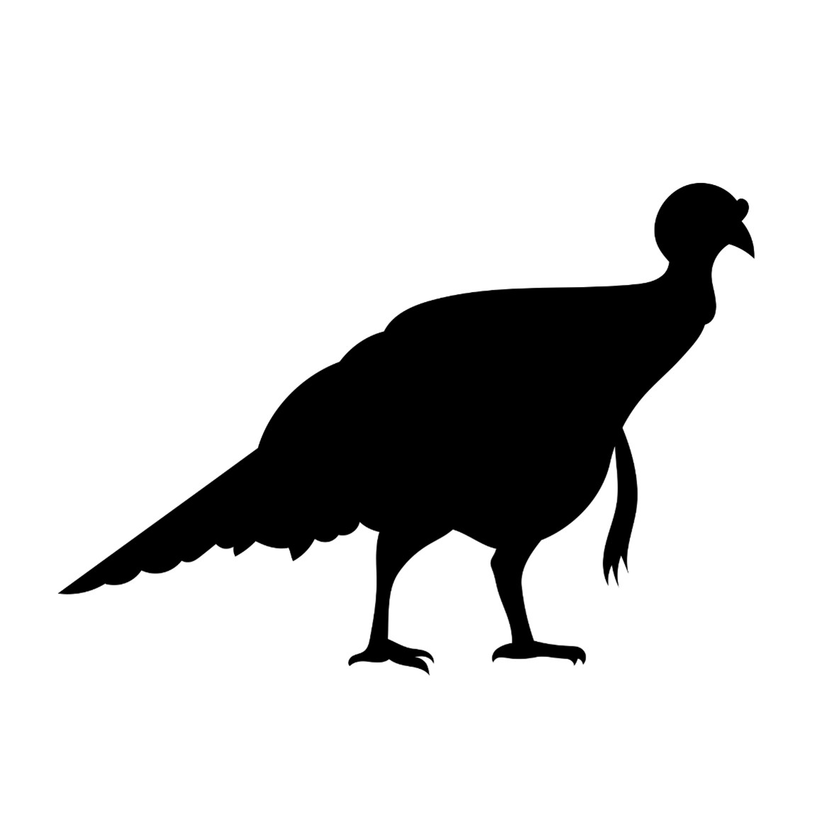 Wild Turkey Silhouette