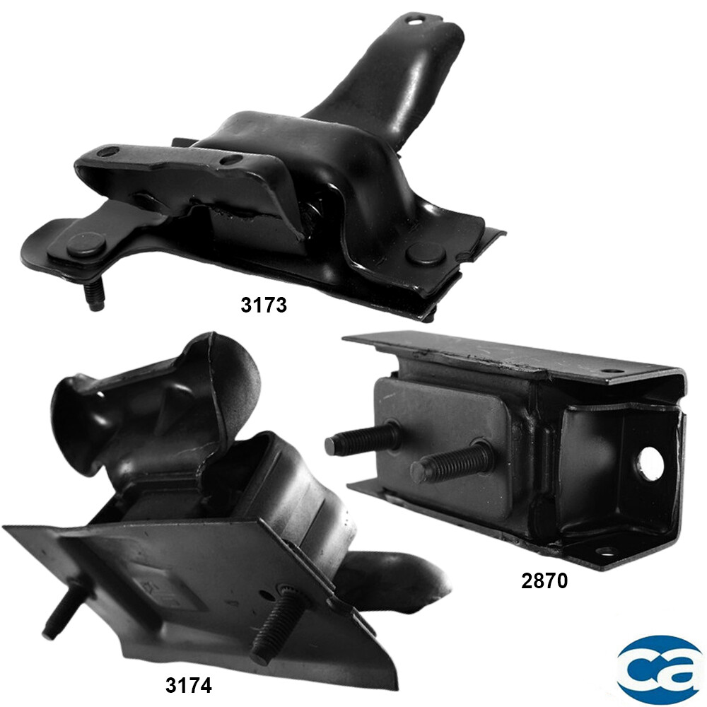 Engine Mounts & Transmission Mount 3PCS For Ford Excursion 05-00 V8-5 ...