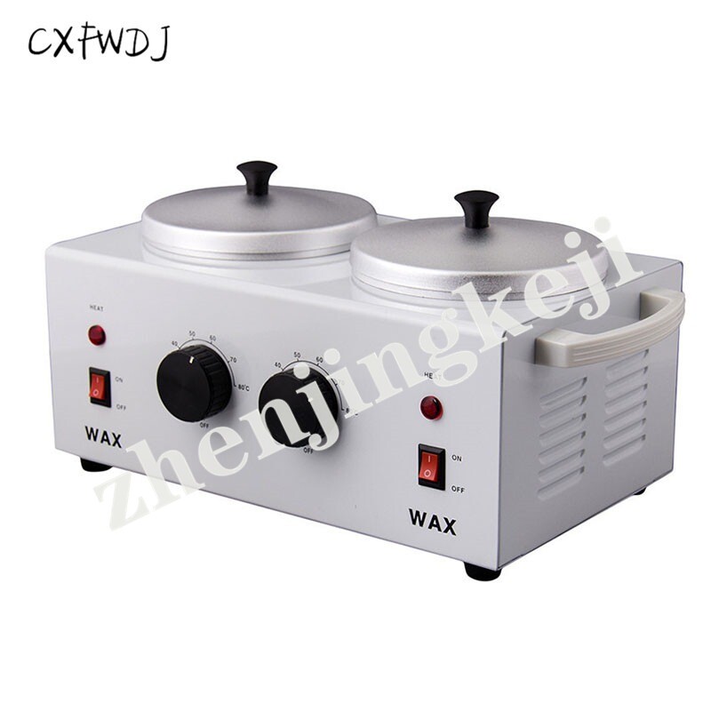Double Pot Hot Wax Machine Furnace Double Head Temperature Adjustment ...