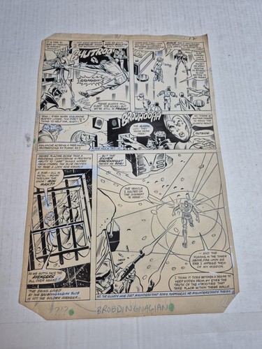 SAL BUSCEMA and Joe Sinnott Original ART ROM Spaceknight Issue 31 Pg 12 ...