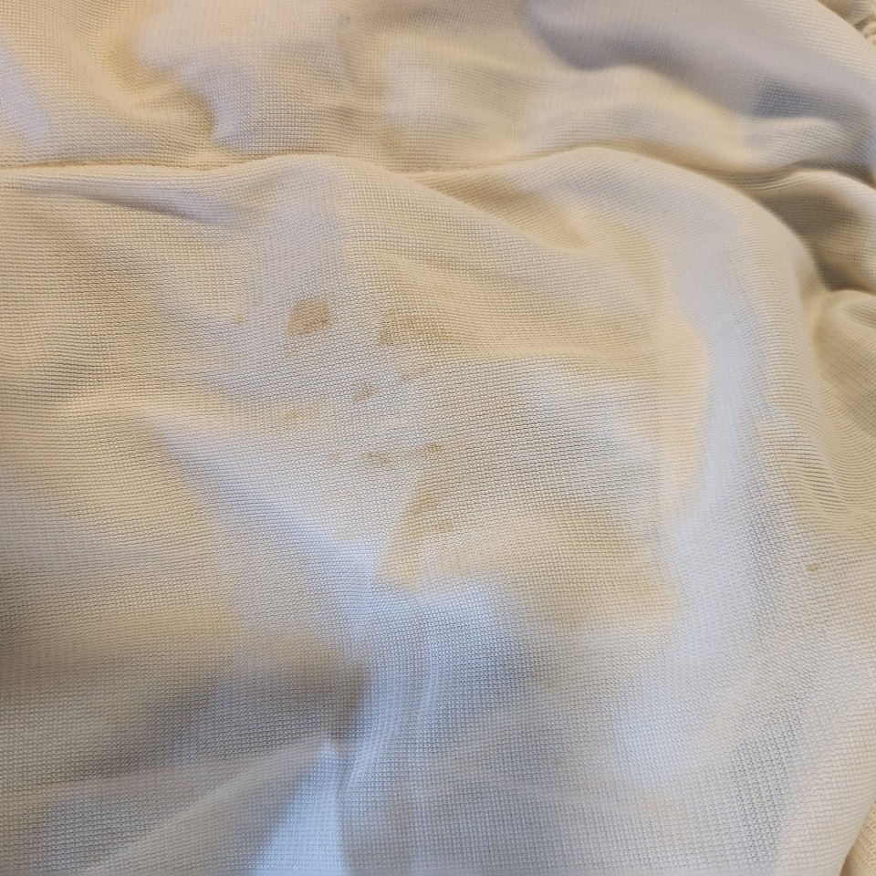 VTG White/cream nylon lace insert granny panties Hi Waist Brief Sz 8 | eBay