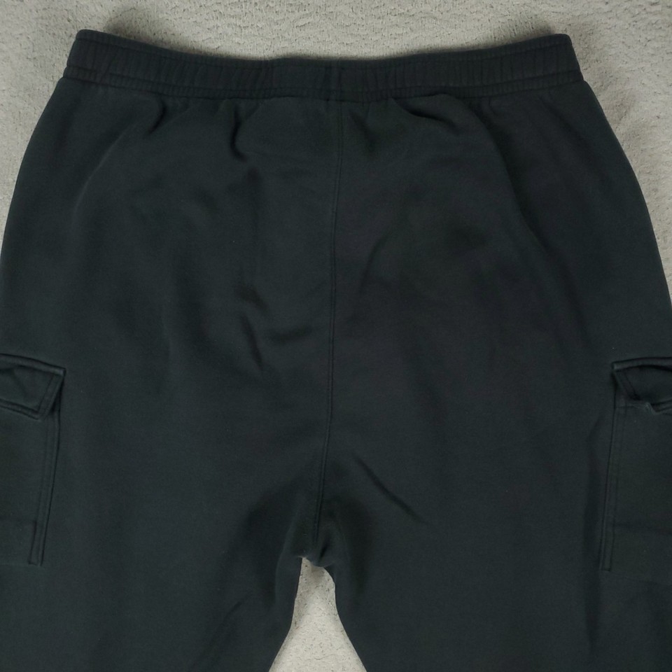 Nike Pants Mens Size 2XL Black Cargo Fleece Track Joggers Sweatpants ...